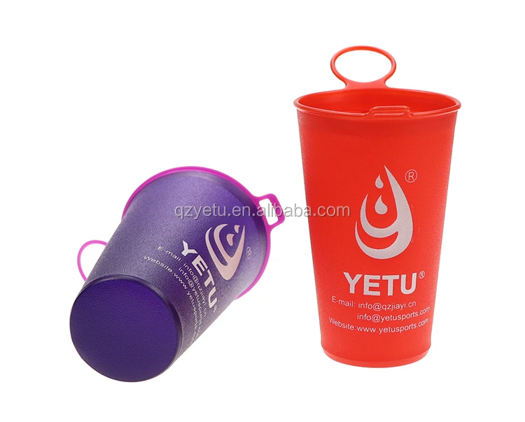 Customized Reusable Soft Drinking Collapsible Water Cup Cups & Saucers ...