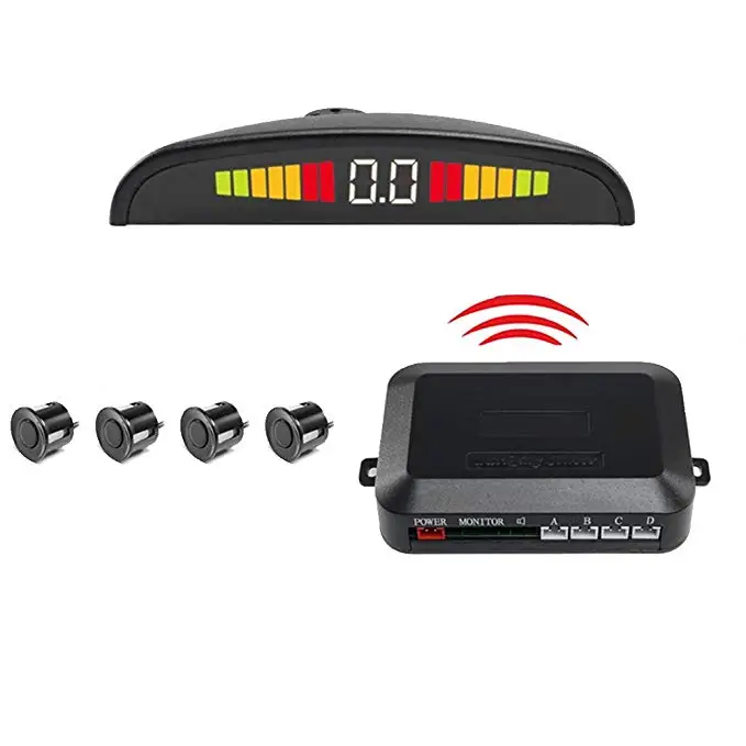 Wireless Car Auto Parktronic Parking System with 4 Sensors