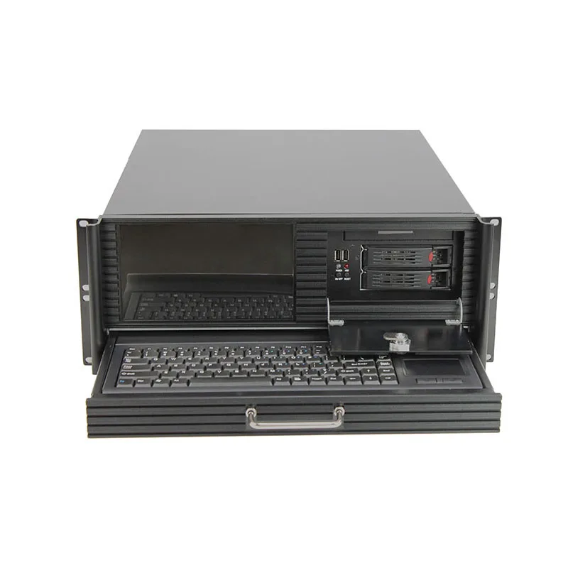 4u Workstation Server With Lcd Rackmount Chassis With Touchscreen And ...