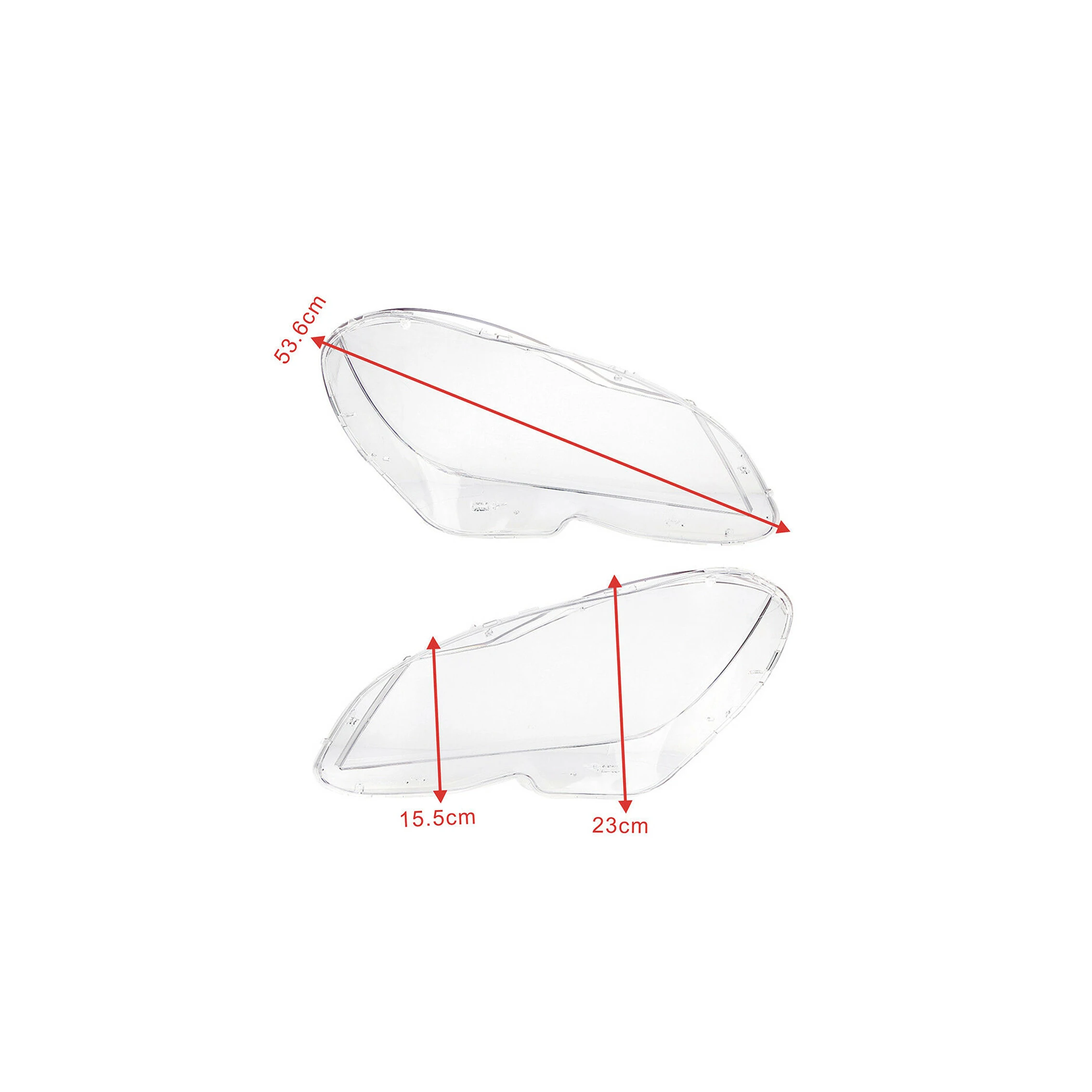 New Headlight Lens Cover Glass A2048203639 For Mb W205 W204 W212 W213 ...