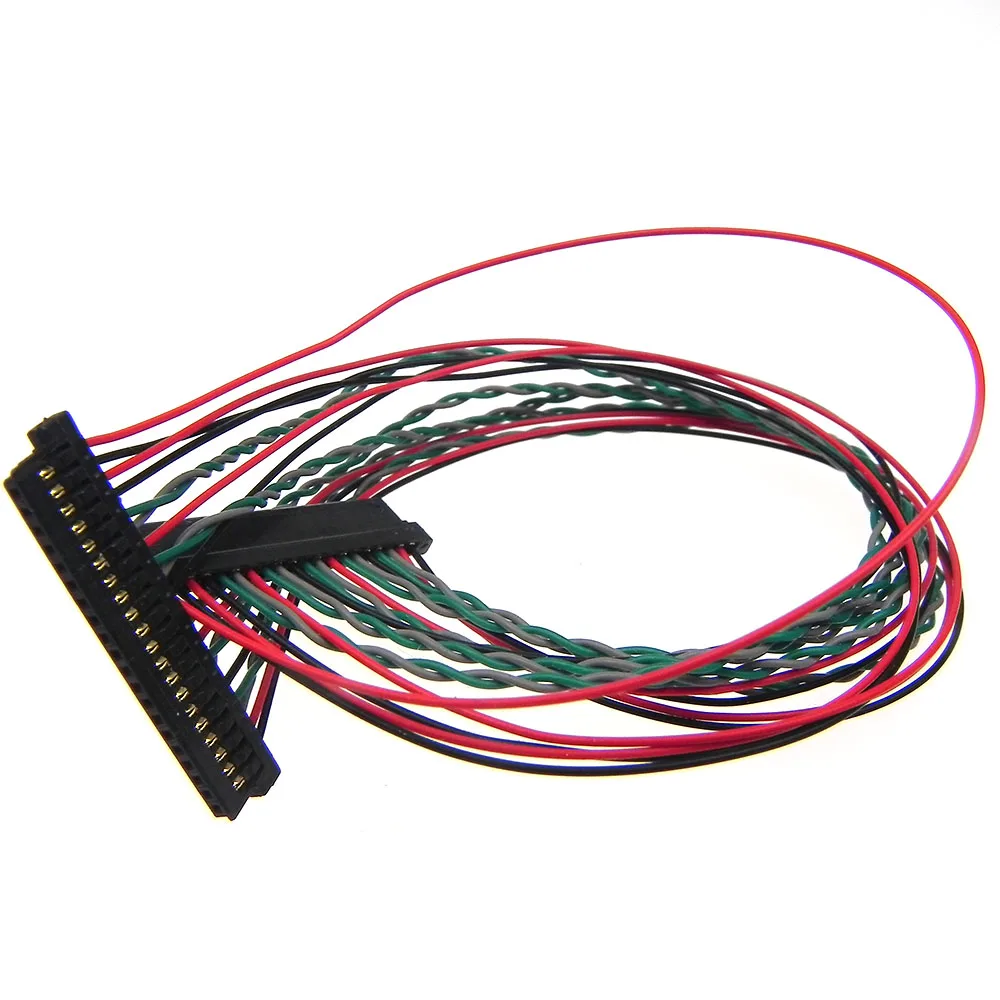 High Temperature Wire JAE Connector FI-S20S LVDS Cable