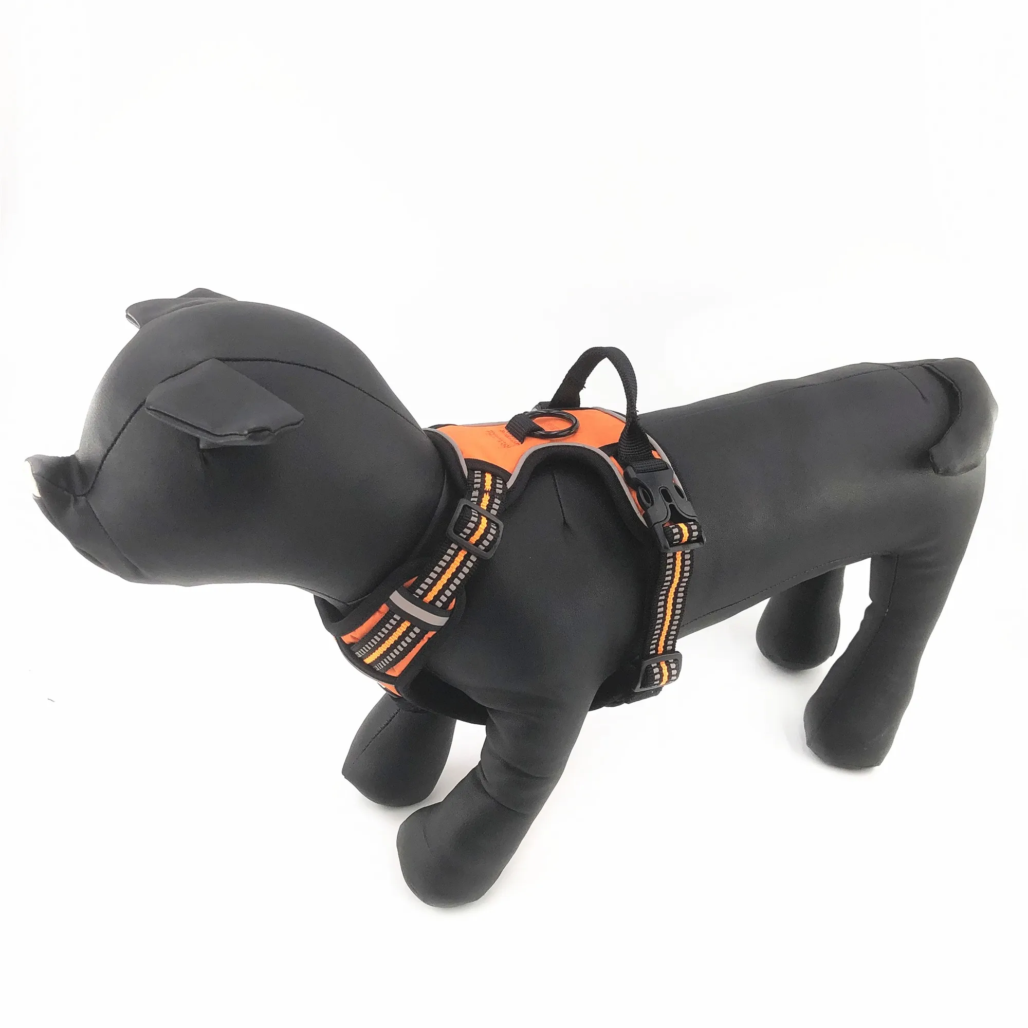 Amazon Custom Logo Mesh Dog Harness Soft Fabric Dog Pet Adjustable ...