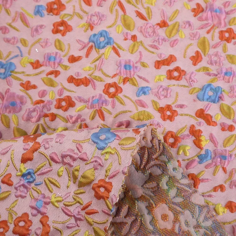 High Quality Soft Yarn-dyed Jacquard Flowers Floral Pattern Yarn-dyed ...