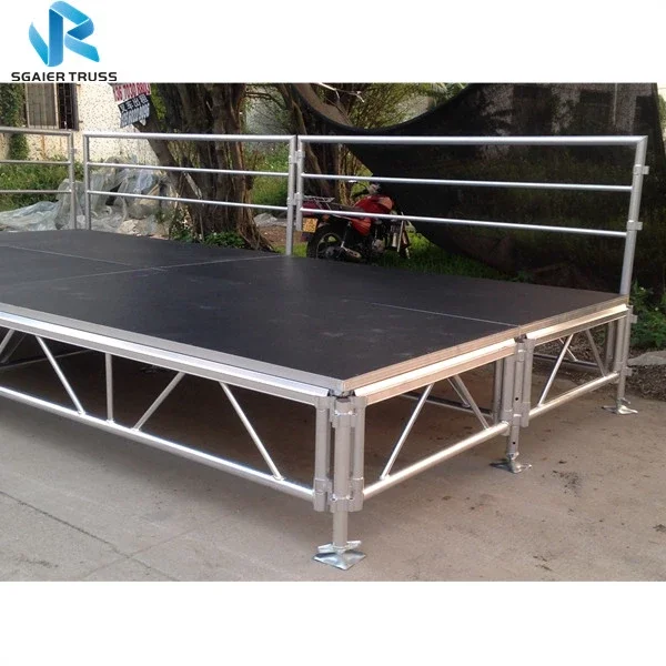 Adjustable Aluminum Frame Aluminio Stage Platform for Wedding Events ...