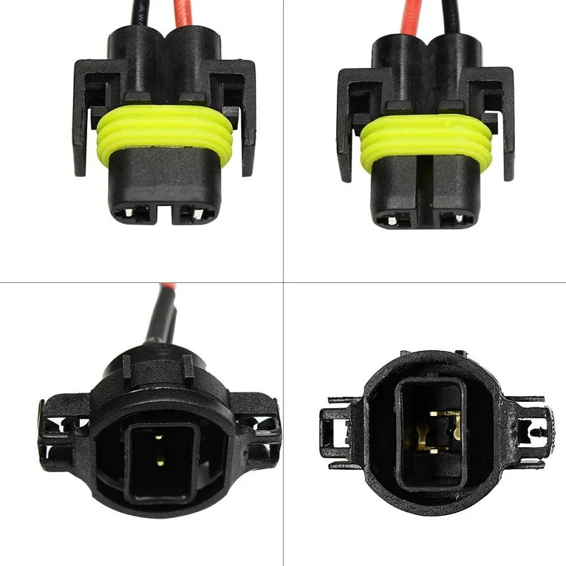 5202 H16 Led Power Cord Adapter Cable Wire Harness Oem Plug To H11 H8 ...