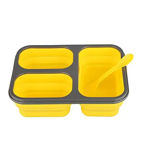 Custom Folding Silicone Bento Box - Tupperware Alternatives