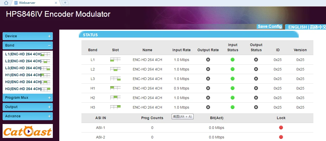 1080p Digital RF Encoder Modulator with DVB-C DVB-T ISDBT