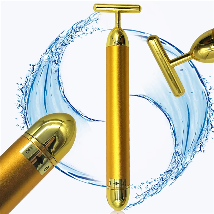 Micro Pulse Facial Massager - 24k Gold, Skin Tightening