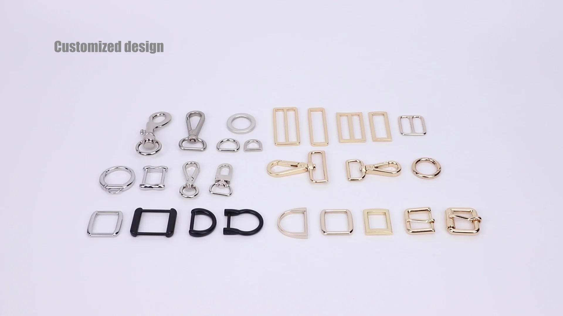 Wholesale 25mm Black Spring Metal Hook Buckle Clip 1 Inch Strap Spring ...