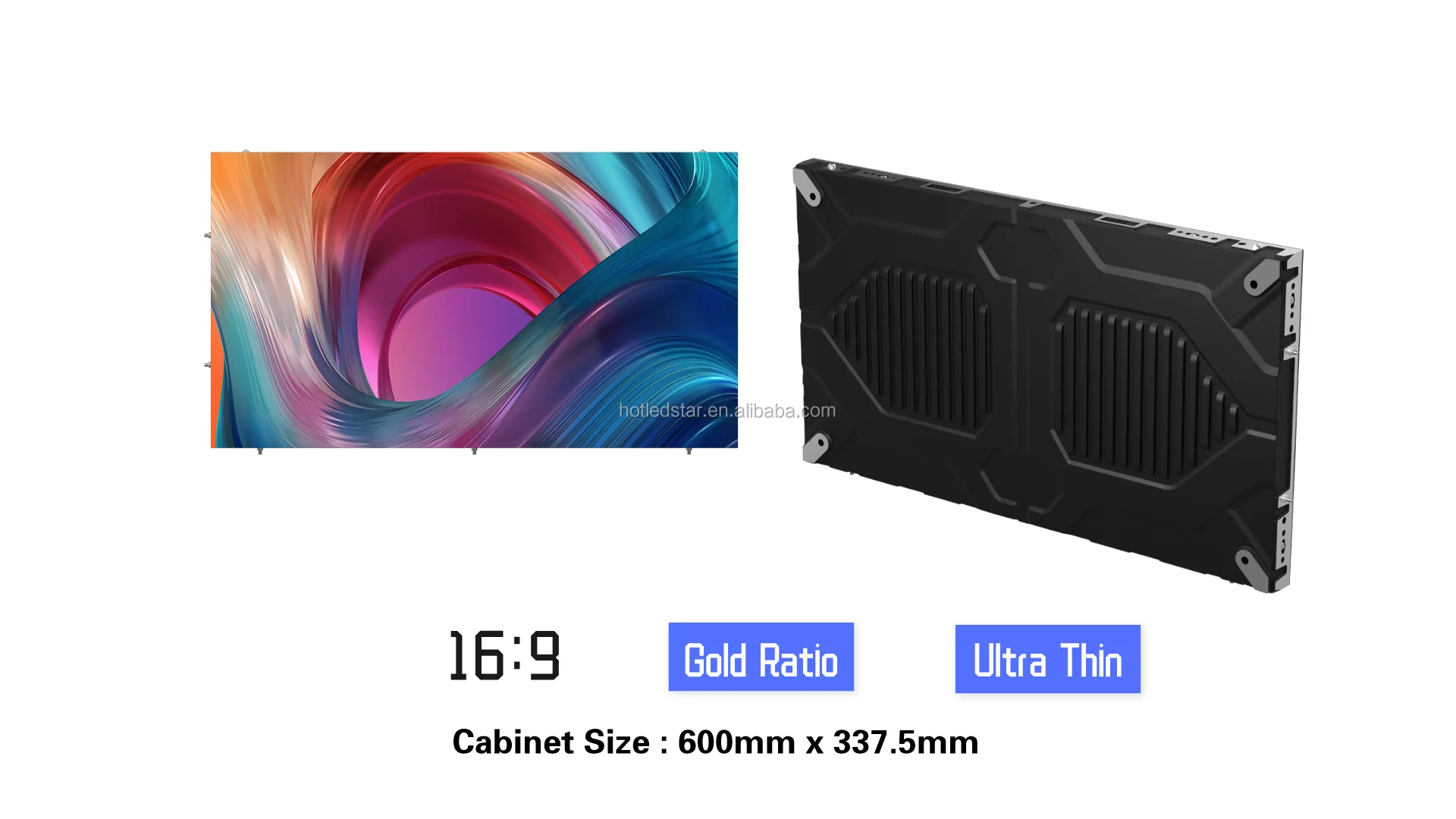 Indoor Full Color COB P0.9 LED Display - 160° Viewing Angle