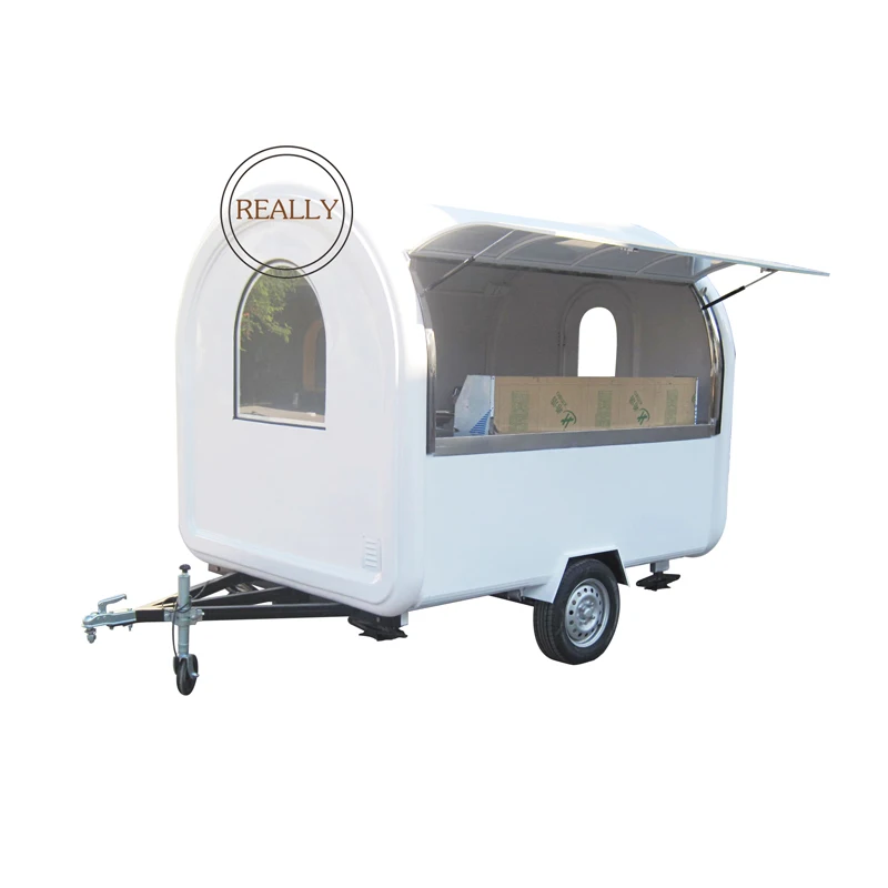 Mobile Food Trailer Carts Van Caravan Fast Food Vending Machine Chinese ...