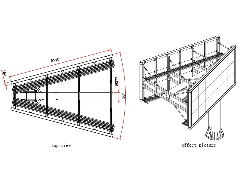 Outdoor V Shape Billboards - LED Digital Advertising Screens
