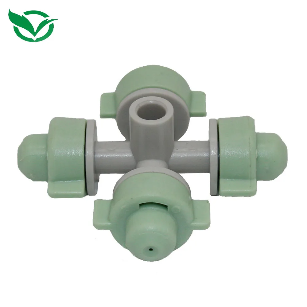 4 Way Outlet Fogger for Greenhouse Irrigation System Misting Nozzle
