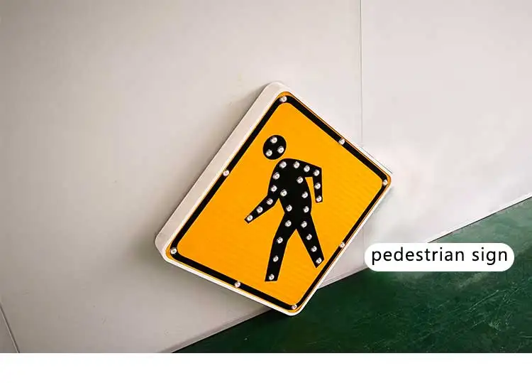 Pedestrian Crossing LED Strobe Lighting - Solar Safety Signs