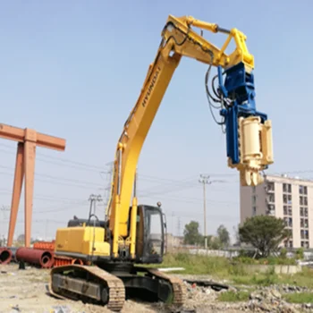 Sany Excavator Vibro Hammer,Hydraulic Piling Driving Machinery For ...