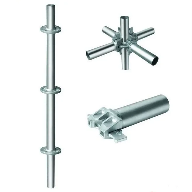 Galvanized Ringlock Scaffolding System Base Collar Standard with Heavy ...