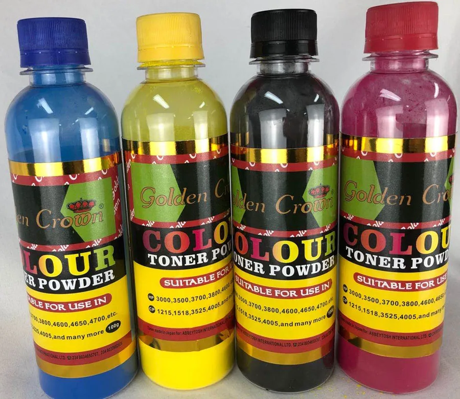 Universal Compatible Refill Colour Gold Crown Toner Powder For Hp 1215 ...