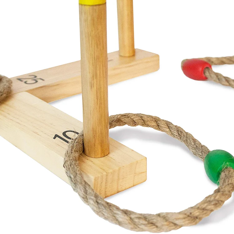 Premium Wooden Quoits Ring Toss Garden Game Set| Alibaba.com