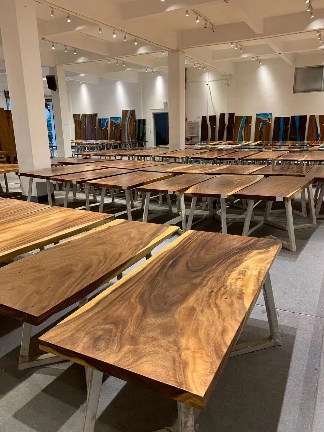 Wooden Slab Table Top River Dining Table Solid Wood Epoxy