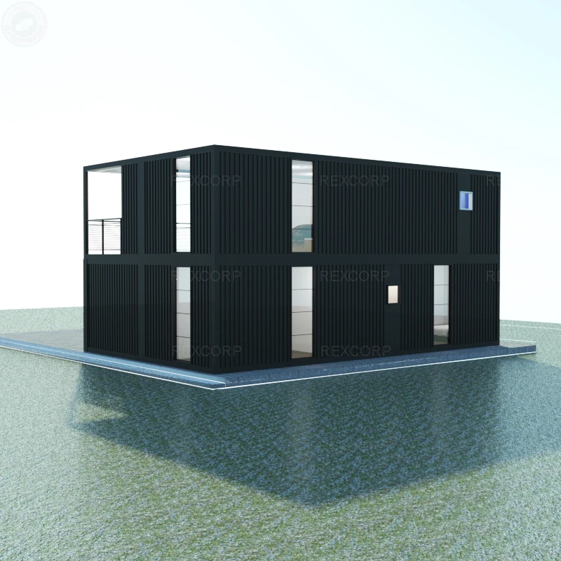2 Storey 40ft Size Modern Modular Shipping Container House
