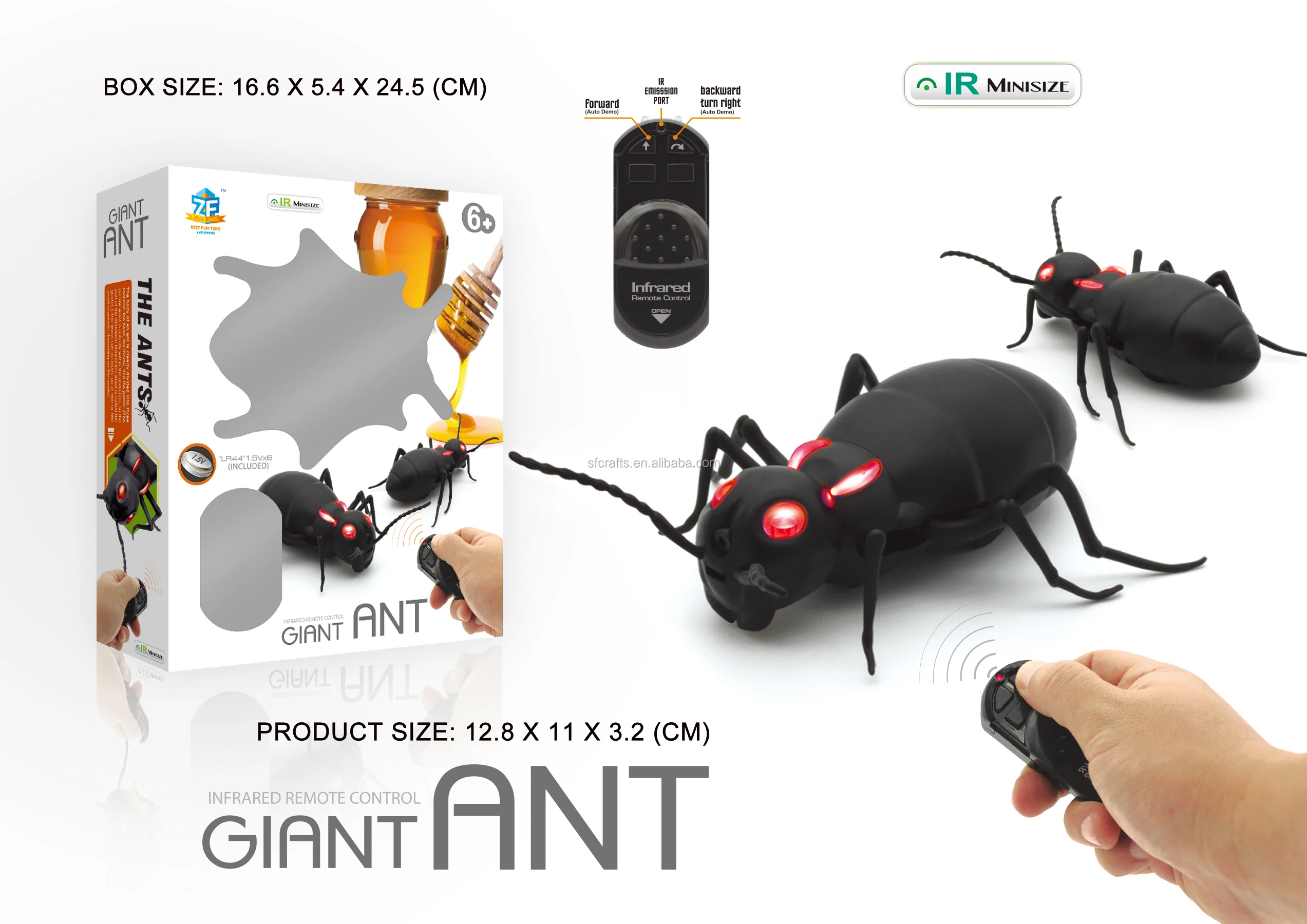 RC Ladybug Toy - Remote Control Prank Insect Fun for Kids