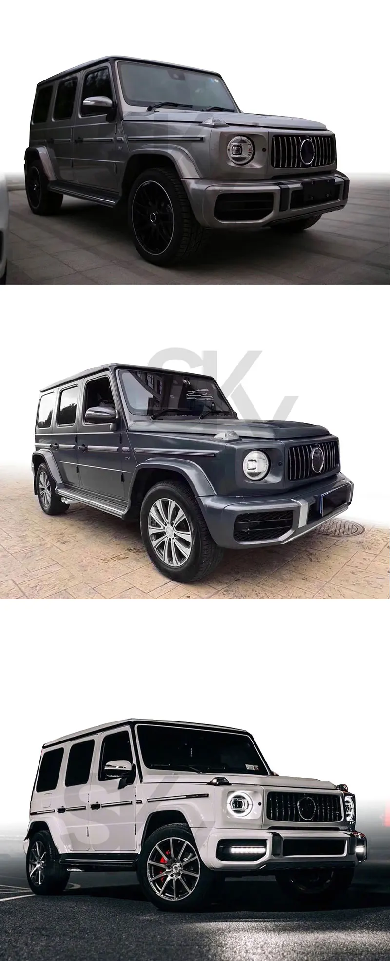 2020 2019 New Coming Car Bumpers Body Kit For W464 G Class G500 Upgrade G63 Style Front Bumper ...