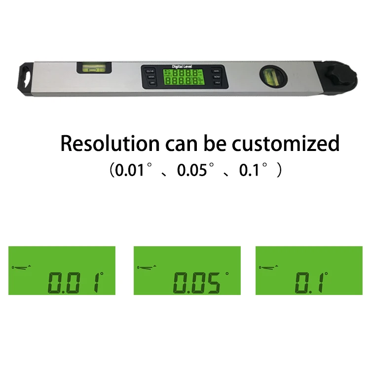 2 In 1 Digital Lcd Display Angle Finder Spirit 0~360 High Precision ...