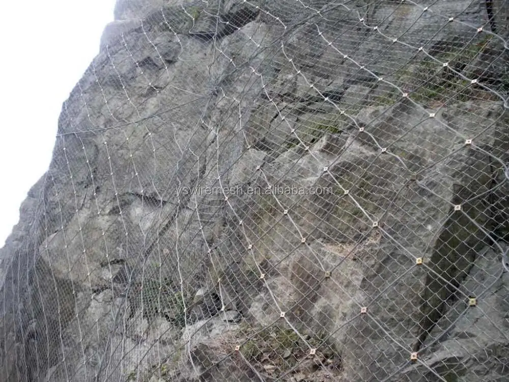 Galvanized Rockfall Barrier Mesh Roll for Debris Flow Protection