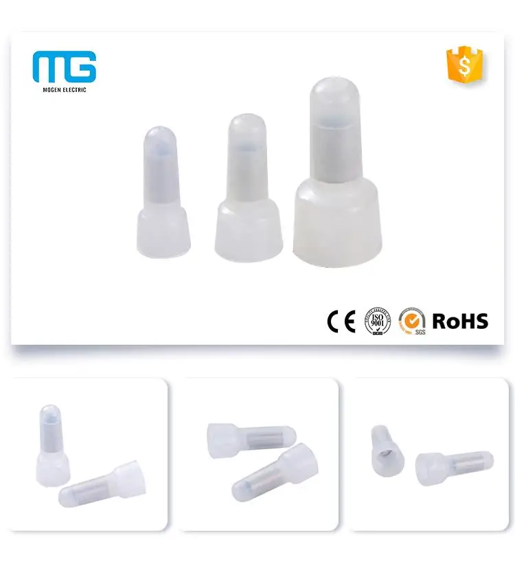 Insulated Closed-end Crimp Terminal Wire Connectors Ce1 Ce2 Ce5 Ce8 ...