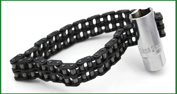 Heavy Duty Strap/chain Type Adjustable Bottle Oil Filter Flex Ratchet ...