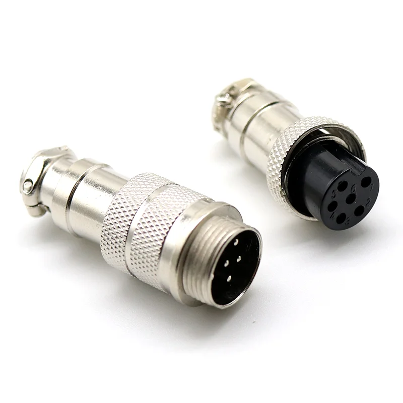 Metal Aviation 16mm Connector Gx12 Gx14 Gx20 Gx30 Aviation Electrical Gx16 Connectors - Buy Gx16 ...