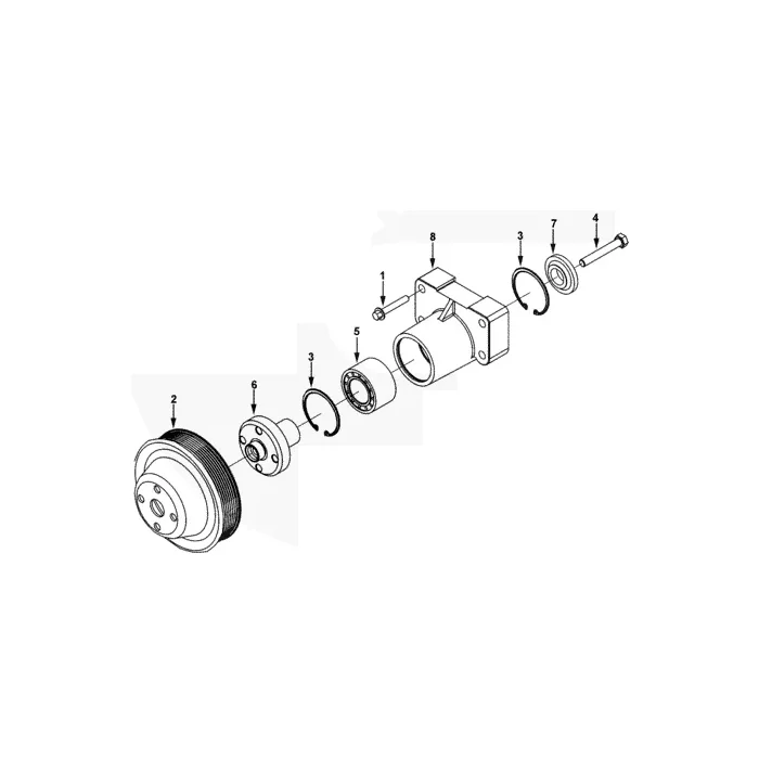 6CT 6CTA8.3 6CT8.3 QSL9 Diesel Engine Parts Fan Support 3942896 5263529 ...