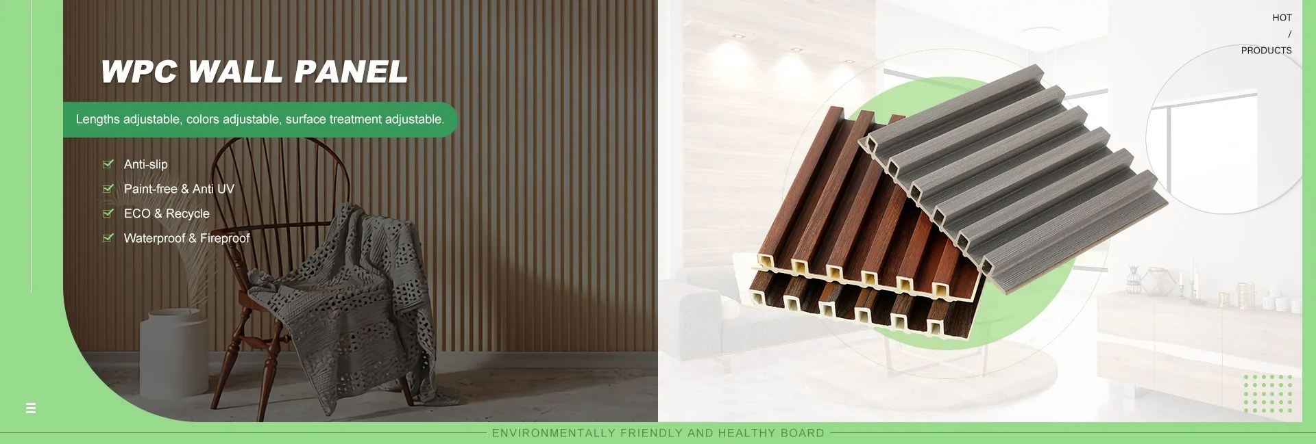 Linyi Sanmu International Trade Co., Ltd. - WPC wall panel, WPC tube