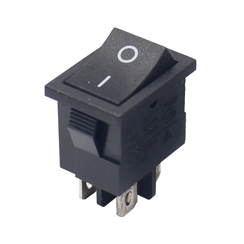 10a 125vac Electronic Black 4 Pin Rocker Switches Without Led - Buy On ...