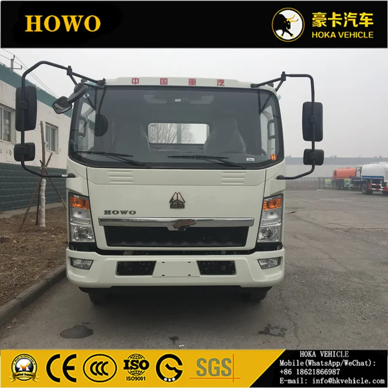 SINOTRUK HOWO 4x2 116HP Flatbed Lorry Truck - 8000kg Capacity