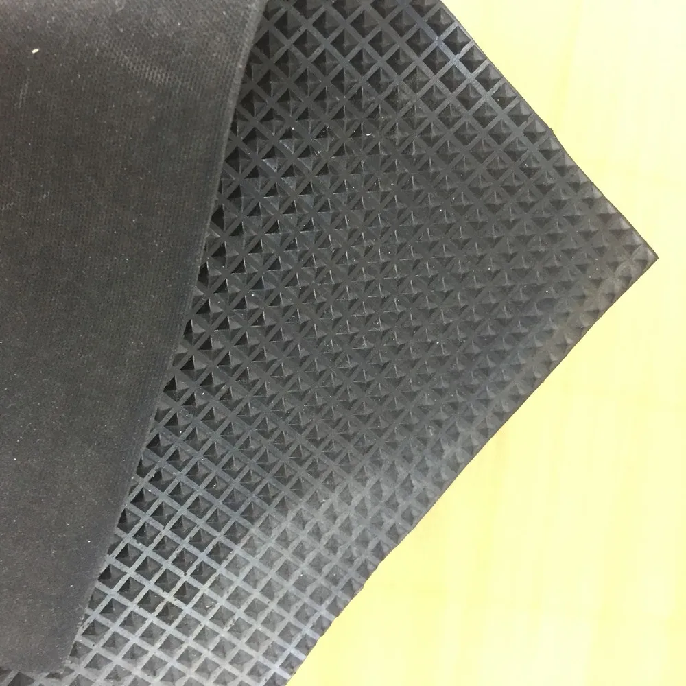 Nbr Sbr Cr Epdm Pyramid Pattern Rubber Sheets - Durable & Anti-slip