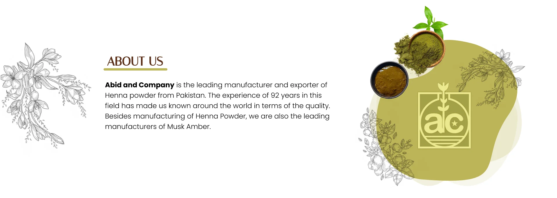 Company Overview - Abid & Company (Pvt.) Ltd.