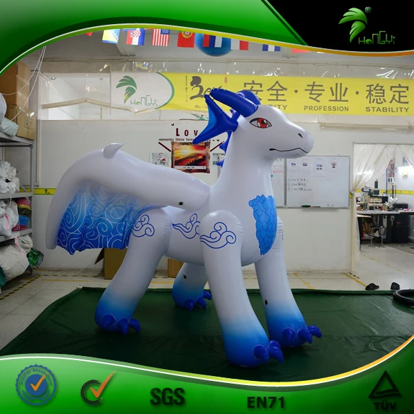 Hongyi Inflatable Flying Dragon Suqeaky Inflatable Wind Dragon ...