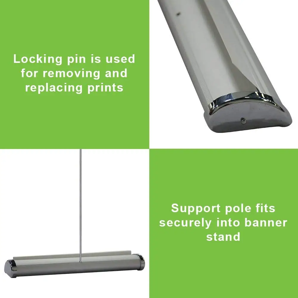 Mini Size A4 A3 Roll up Banner Poster Display Aluminum Advertising Stand