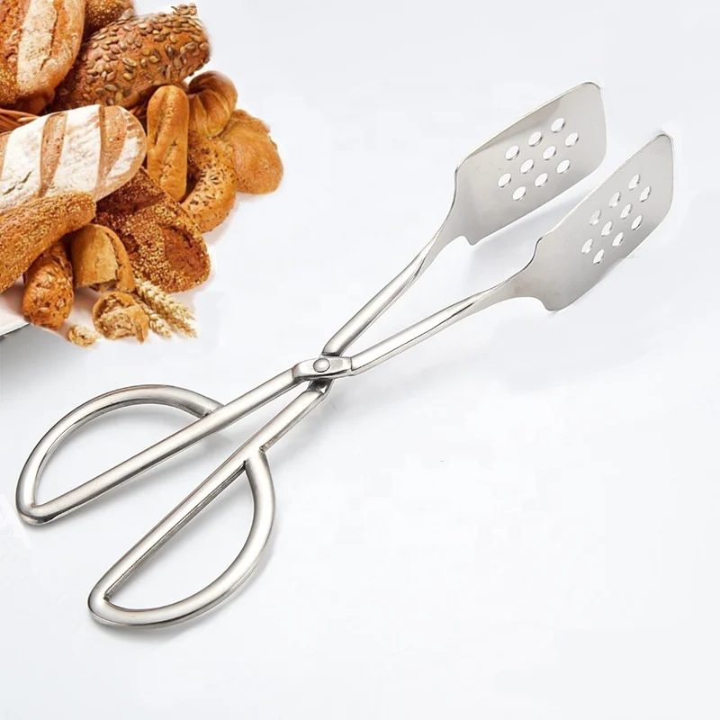 Tesoura De Cozinha Food Tongs Churrasco Assar Pão Pinças De Alimentos ...