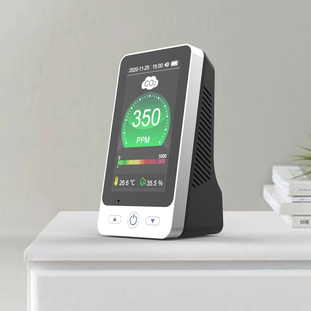 Co2 Sensor Ppm Meters Co2 Meter Mini Carbon Dioxide Detector Co2meter Indoor Air Quality Co2 ...