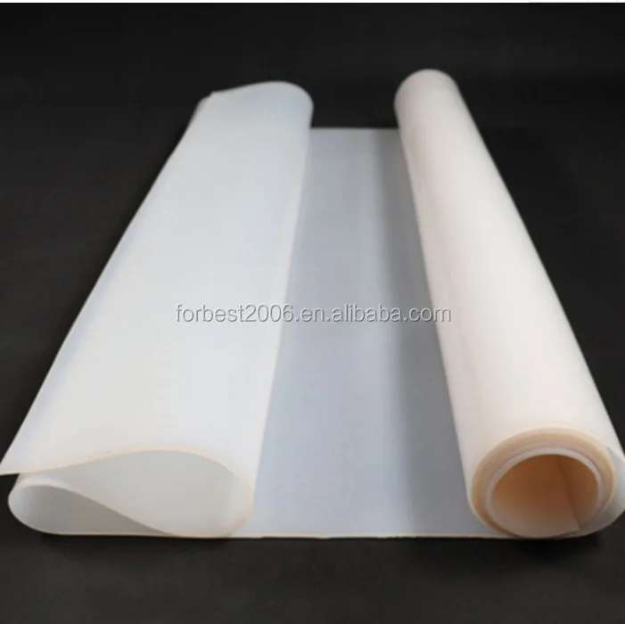 Soft Silicone Rubber Sheet - FBS-SRS - Transparent, Blue