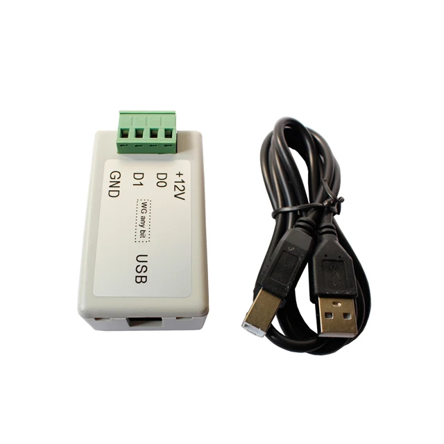 Wiegand26/34/37/48/66 Format Tester - USB Converter for Access Control