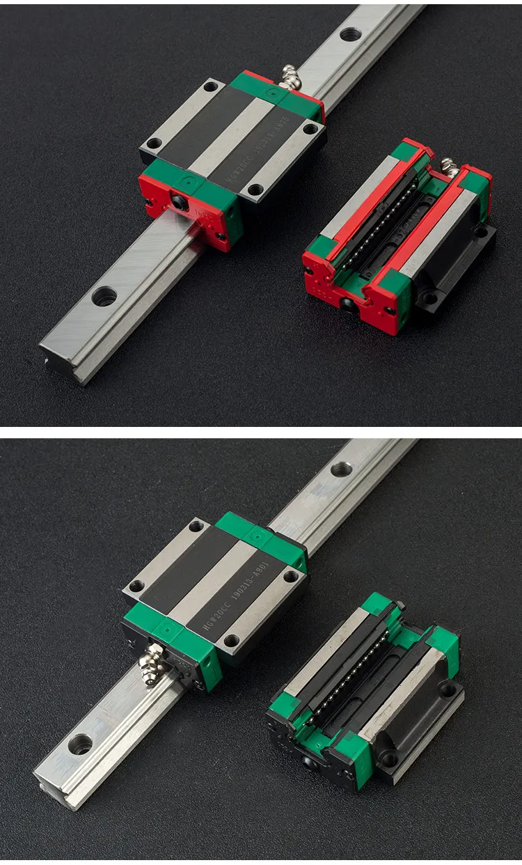 Linear Guide Cnc Hgw25cc Linear Rail 1000mm With Block Hgw 15 20 25 30 ...