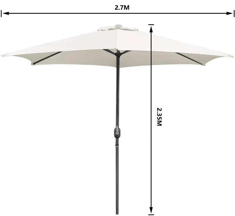 Outdoor Garden Solar Led Parasol,Garden Umbrella,Parasol With Solar ...