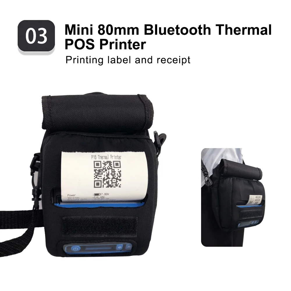 Milestone Mprinter Mht-p80f Thermal Mobile Pos 80mm Printer Thermal ...