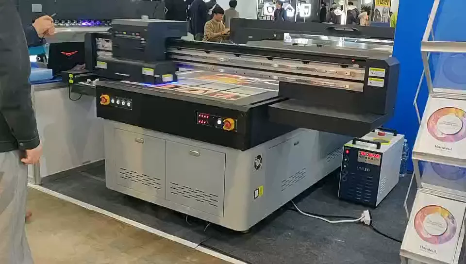 Jade Jd1016 Ricoh G5i Large Format High Speed Flatbed Printer Uv Inkjet ...