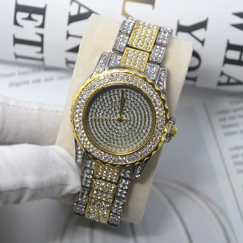 Luxury Bling Bling Crystal Ladies Rhinestones Watches