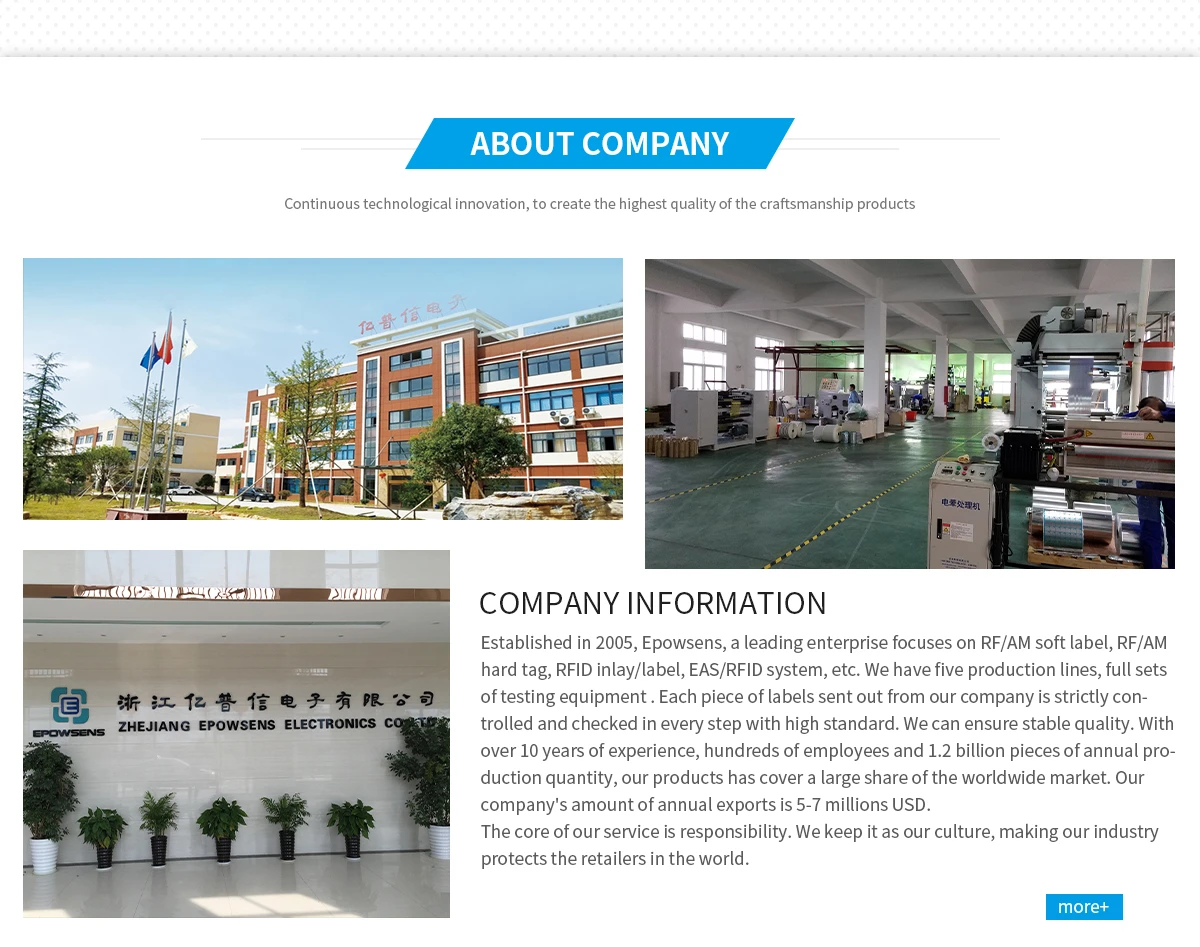 Zhejiang Epowsens Electronics Co., Ltd. - EAS label, DR label