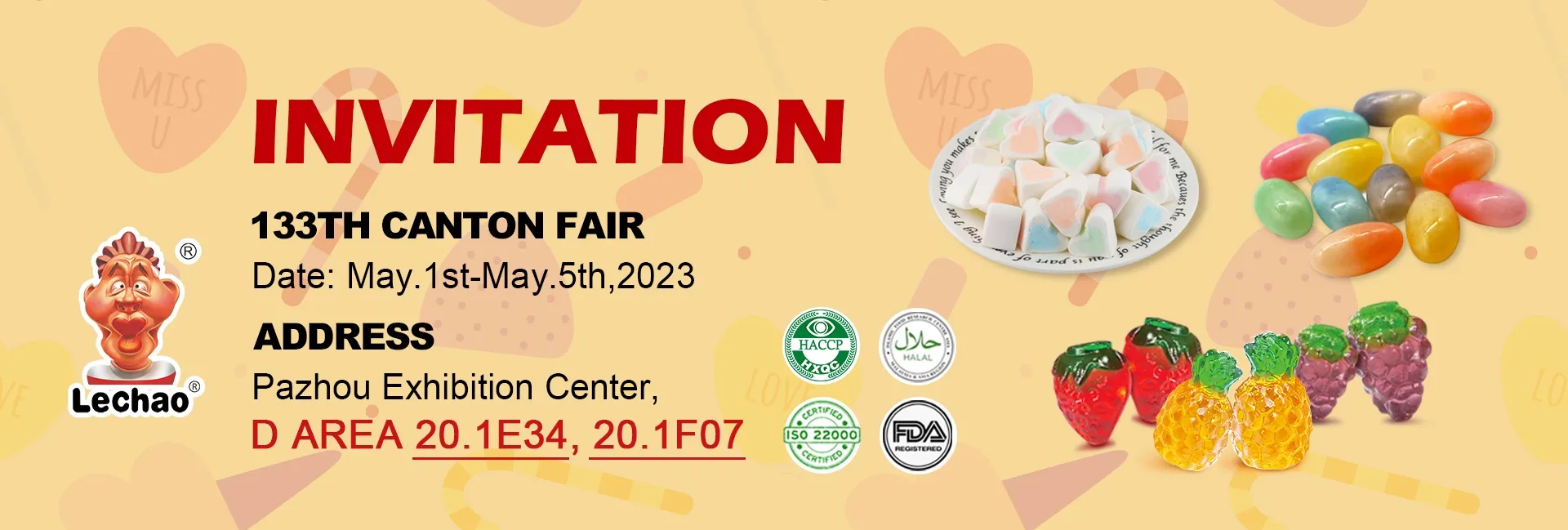 Guangdong Lechao Foodstuff Co., Ltd. - Gummy Candy; Marshmallow ...